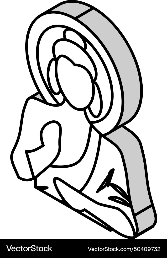 Buddha god indian isometric icon Royalty Free Vector Image Buddha god indian isometric icon Royalty Free Vector Image