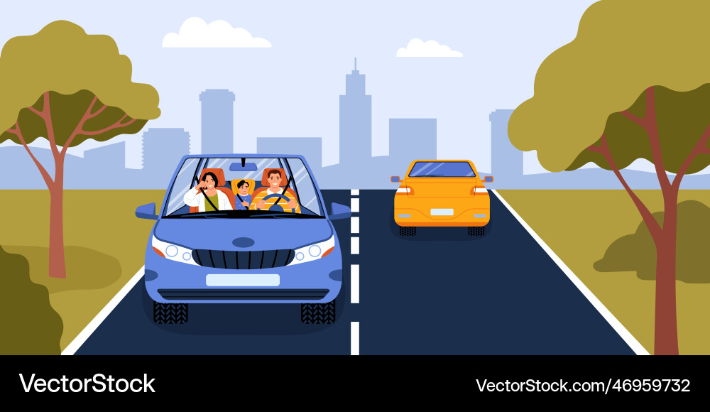 Safety and transport security background Vector Image