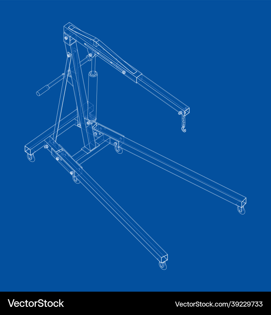 Engine hoist Royalty Free Vector Image - VectorStock