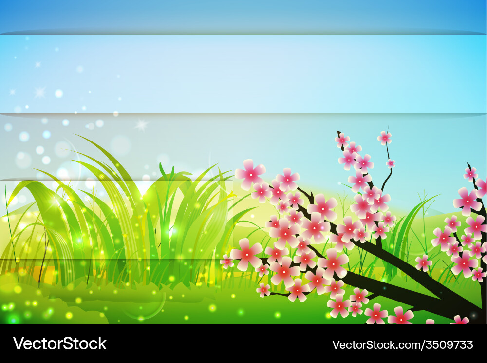 Spring bg Royalty Free Vector Image - VectorStock