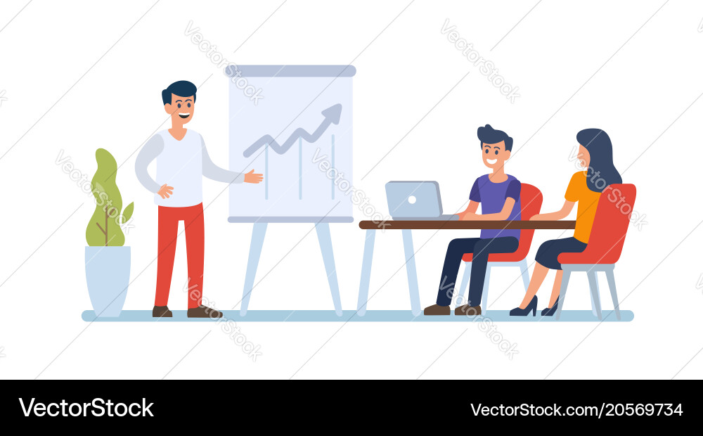 Business people team Royalty Free Vector Image