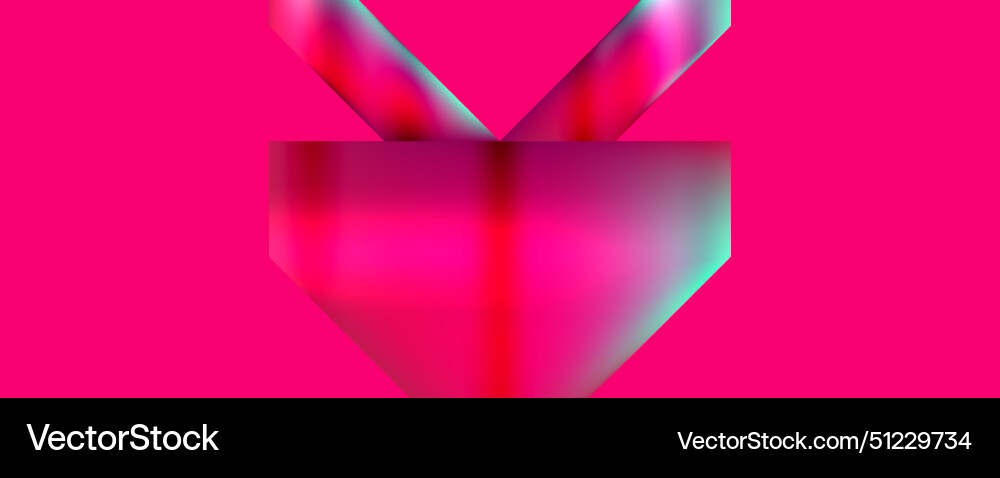 Neon color abstract geometric shapes background Vector Image