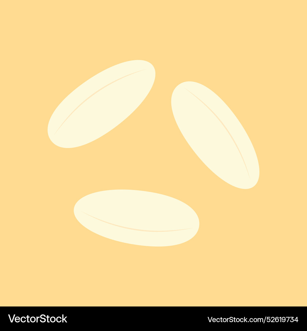 Rice pattern wallpaper Royalty Free Vector Image