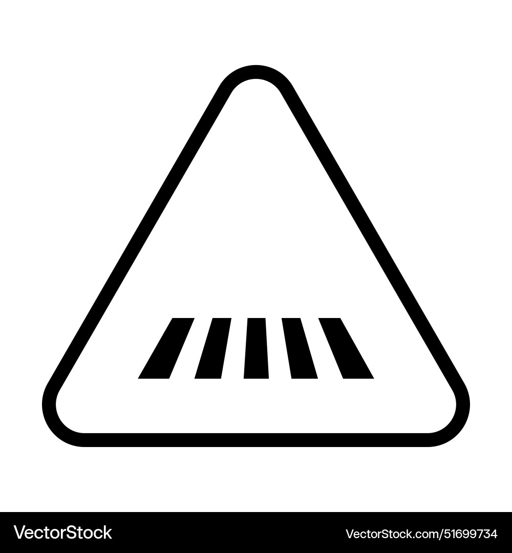 Road crossing icon Royalty Free Vector Image - VectorStock