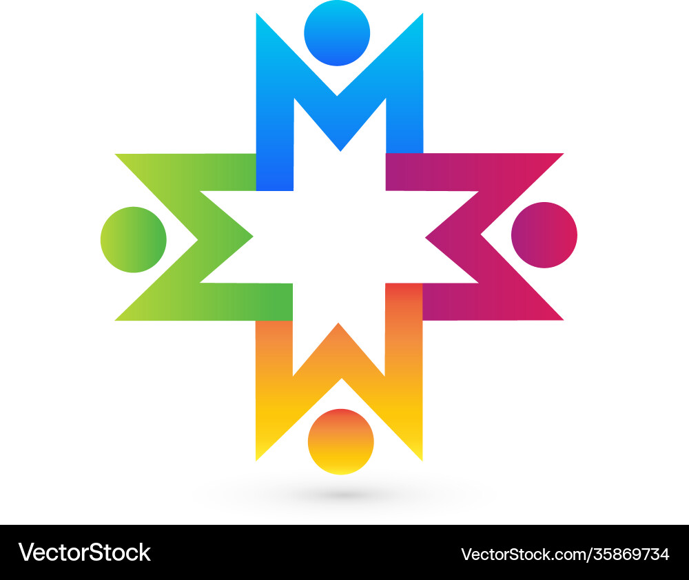 Team Unity Logo - Hands Holding Royalty Free Vector Image