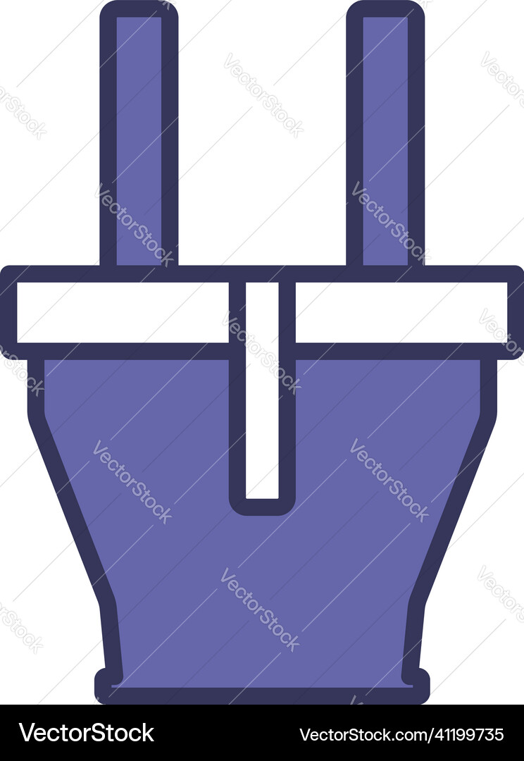 Electrical plug icon Royalty Free Vector Image