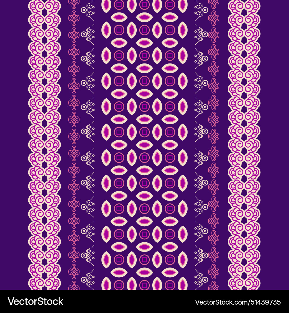 Fabric pattern texture batik indonesia design Vector Image
