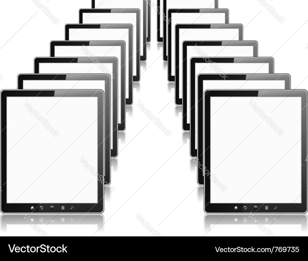 Tablet pcs Royalty Free Vector Image - VectorStock