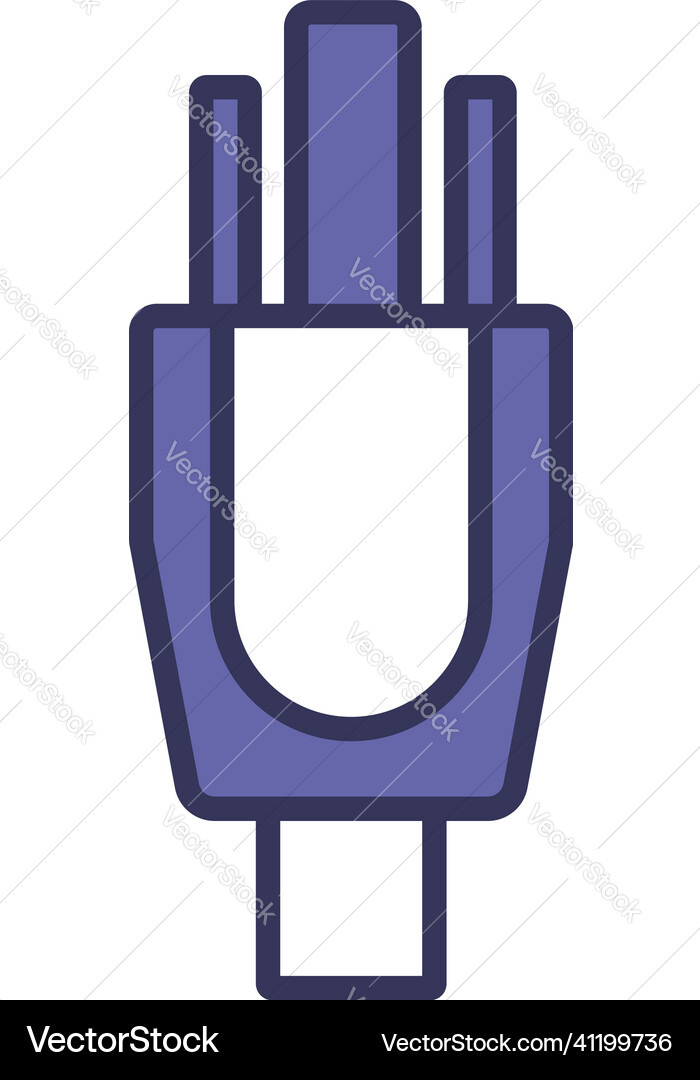 Electrical plug icon Royalty Free Vector Image