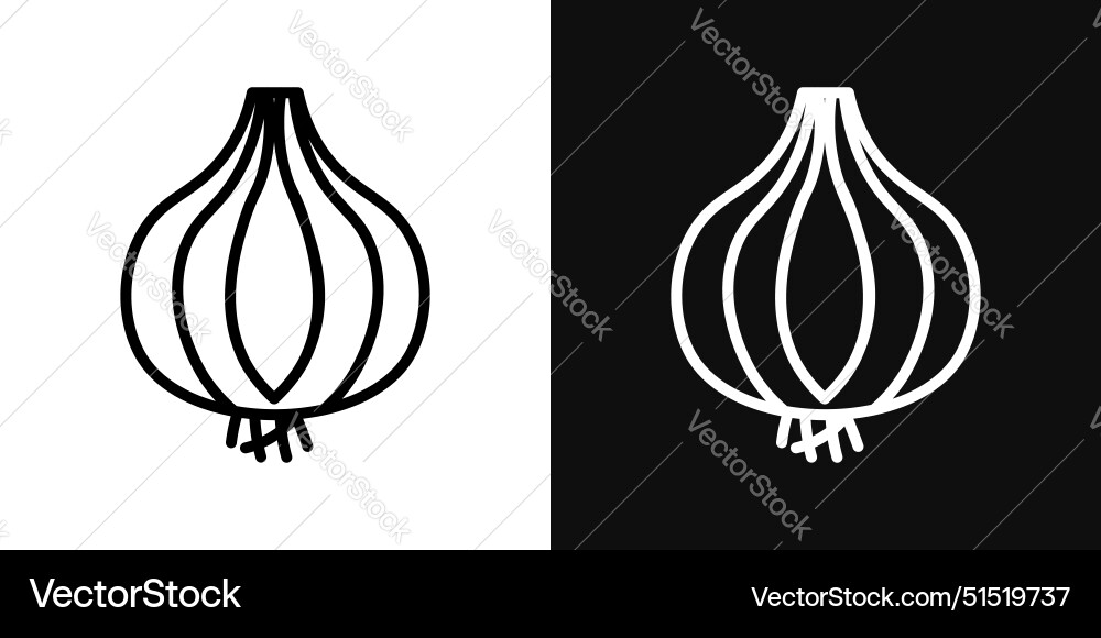 Onion icon Royalty Free Vector Image - VectorStock