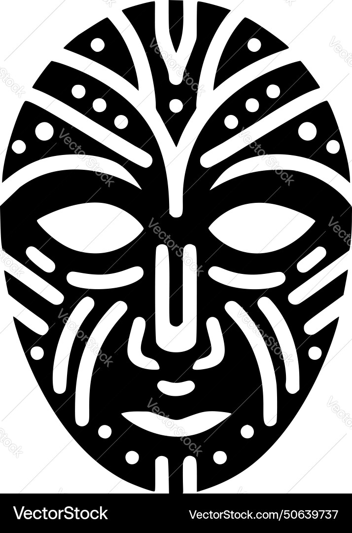 Tribal mask design Royalty Free Vector Image - VectorStock