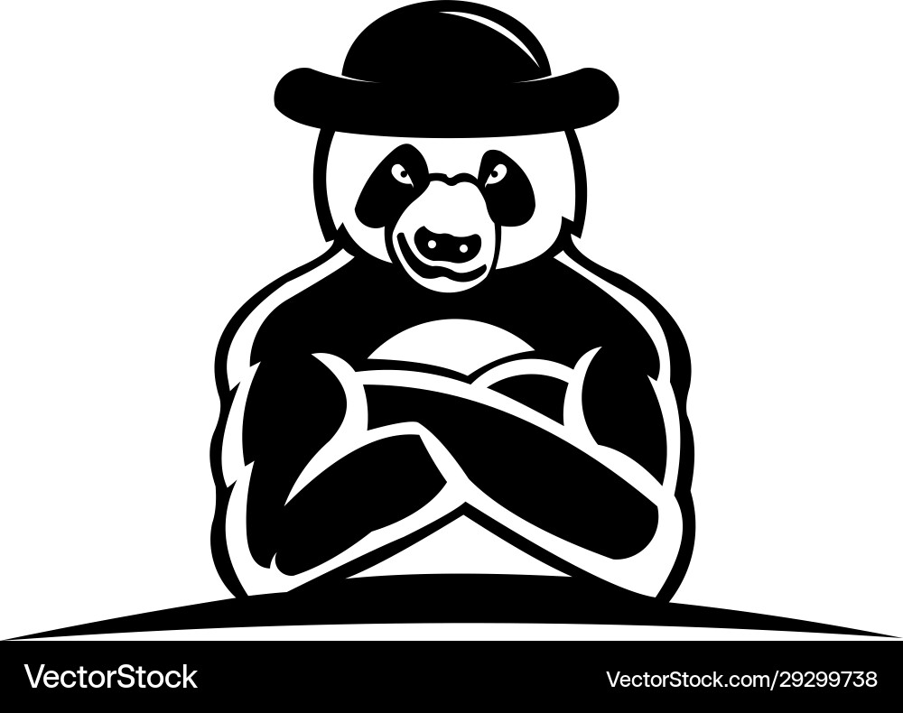 Panda bear Royalty Free Vector Image - VectorStock