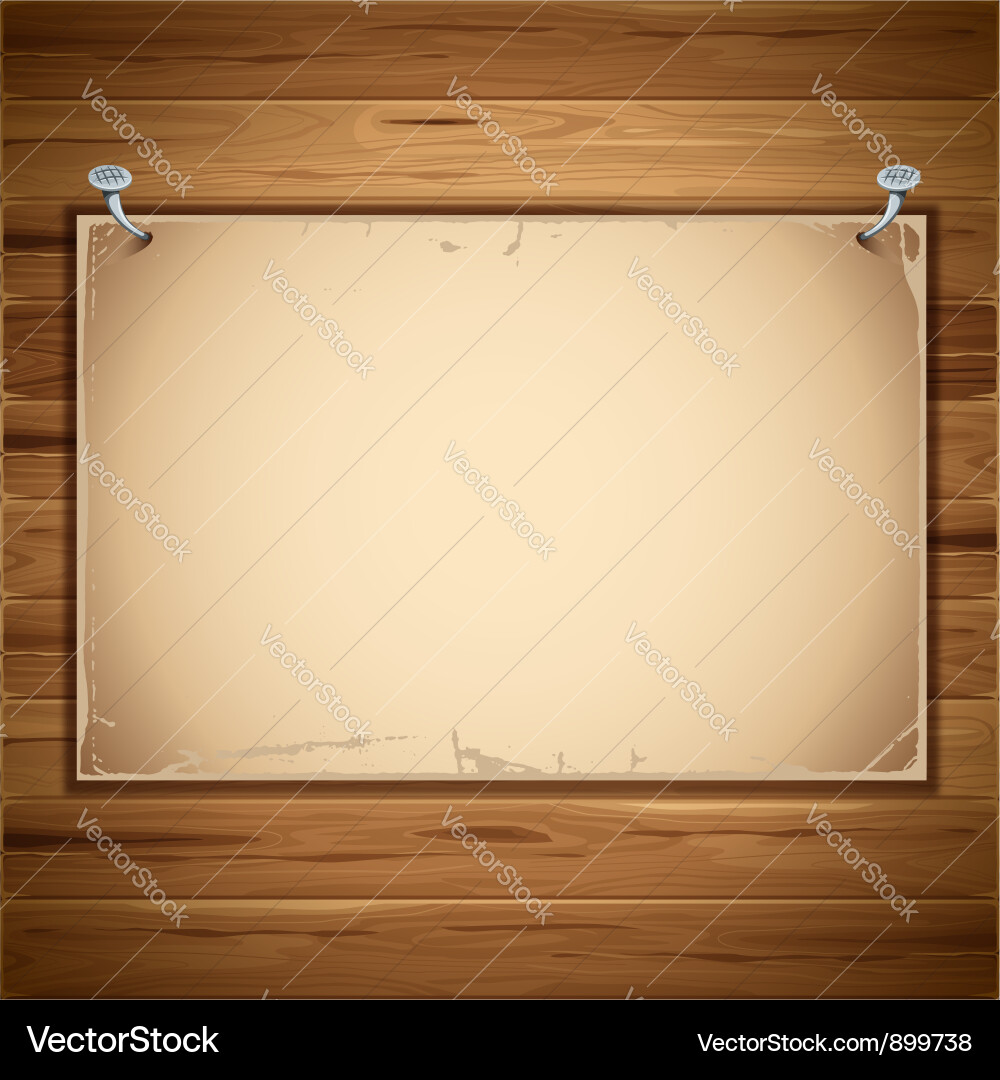Rustic Wooden Background Royalty Free Vector Image