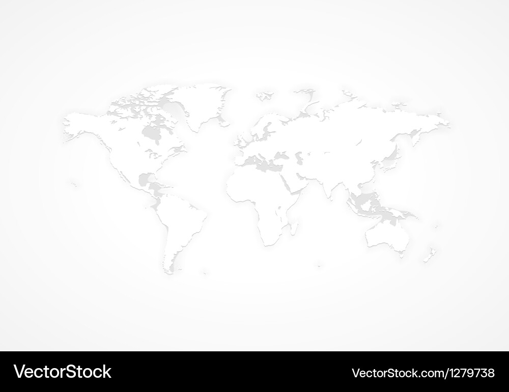 World map Royalty Free Vector Image - VectorStock