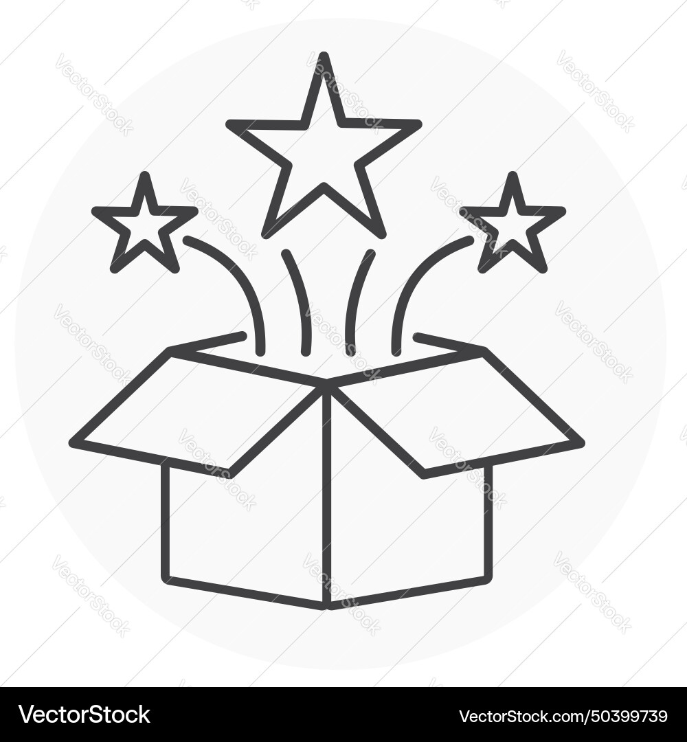 New product icon design Royalty Free Vector Image