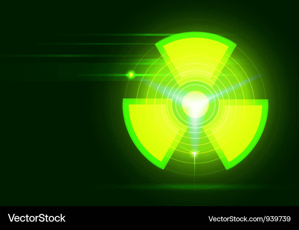 Radioactive Hazard Symbol Royalty Free Vector Image