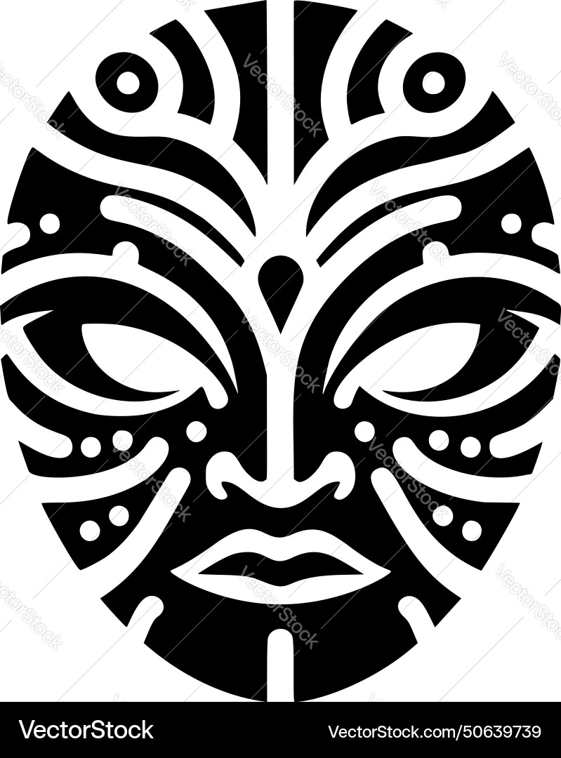 Tribal mask design Royalty Free Vector Image - VectorStock
