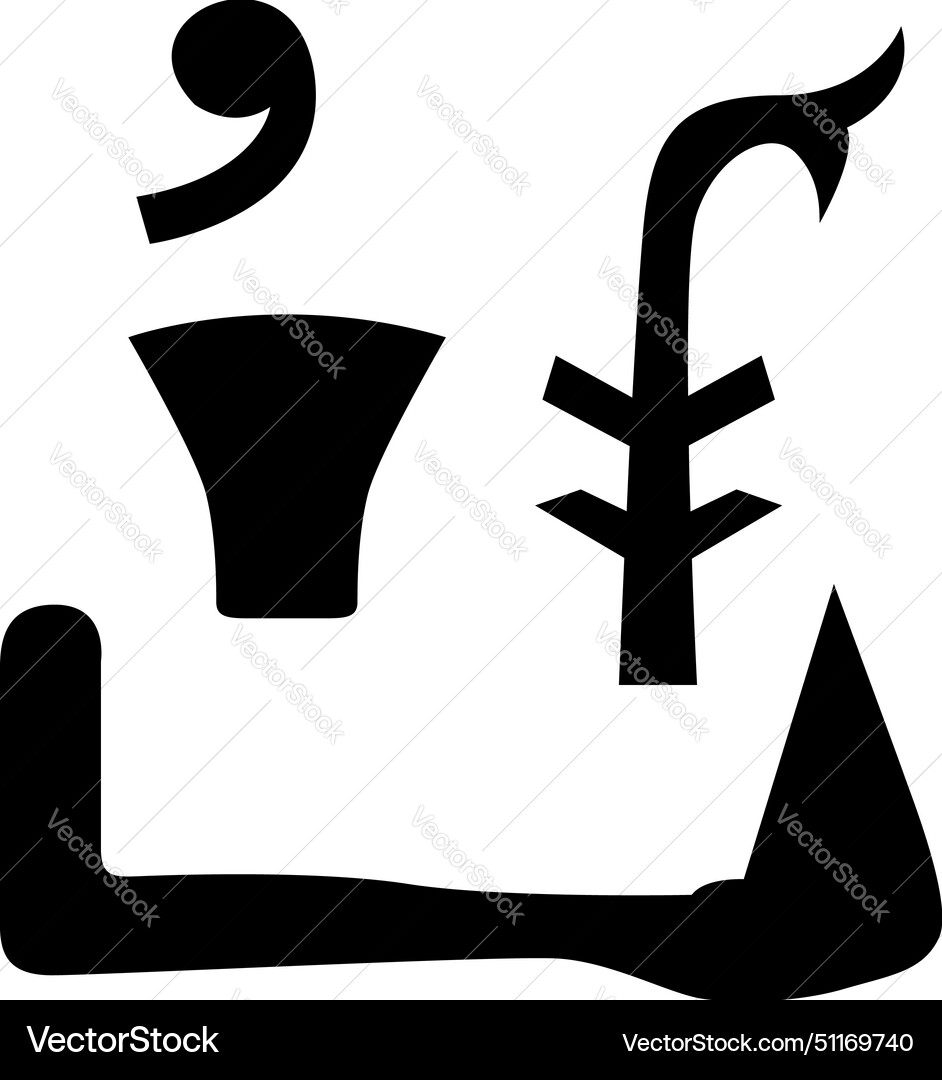 Egyptian hieroglyph Royalty Free Vector Image - VectorStock