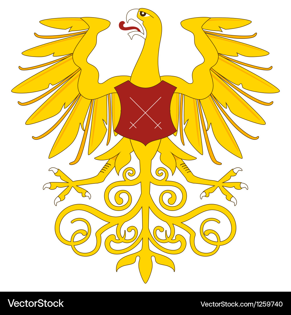 Heraldic eagle 19 Royalty Free Vector Image - VectorStock