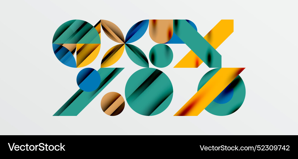 Geometric neo patterns abstract background Vector Image