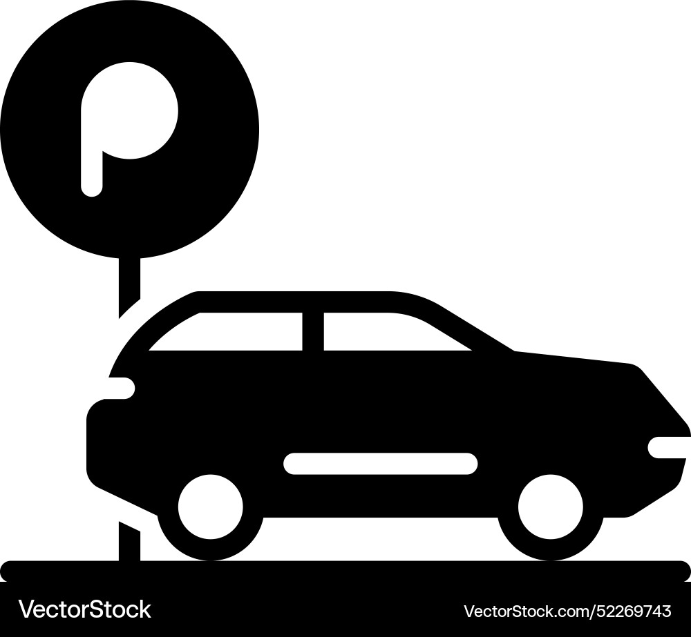 Car parking Royalty Free Vector Image - VectorStock