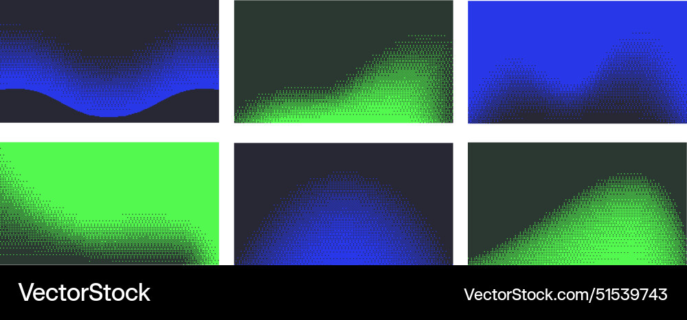 Dithering pattern wave background bitmap dynamic Vector Image