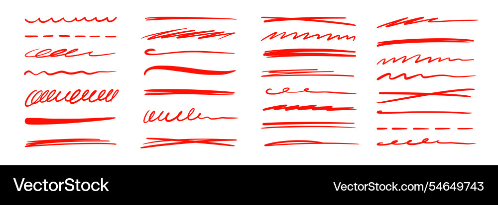 Handwritten Underscore Vector Images (over 230)