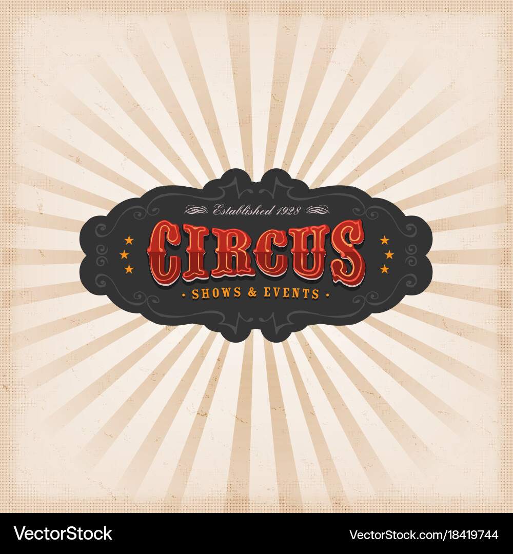 Circus background with texture Royalty Free Vector Image