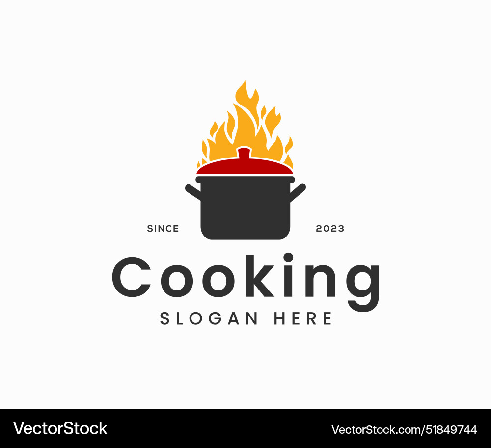 Cooking cuisine cookery logo Royalty Free Vector Image