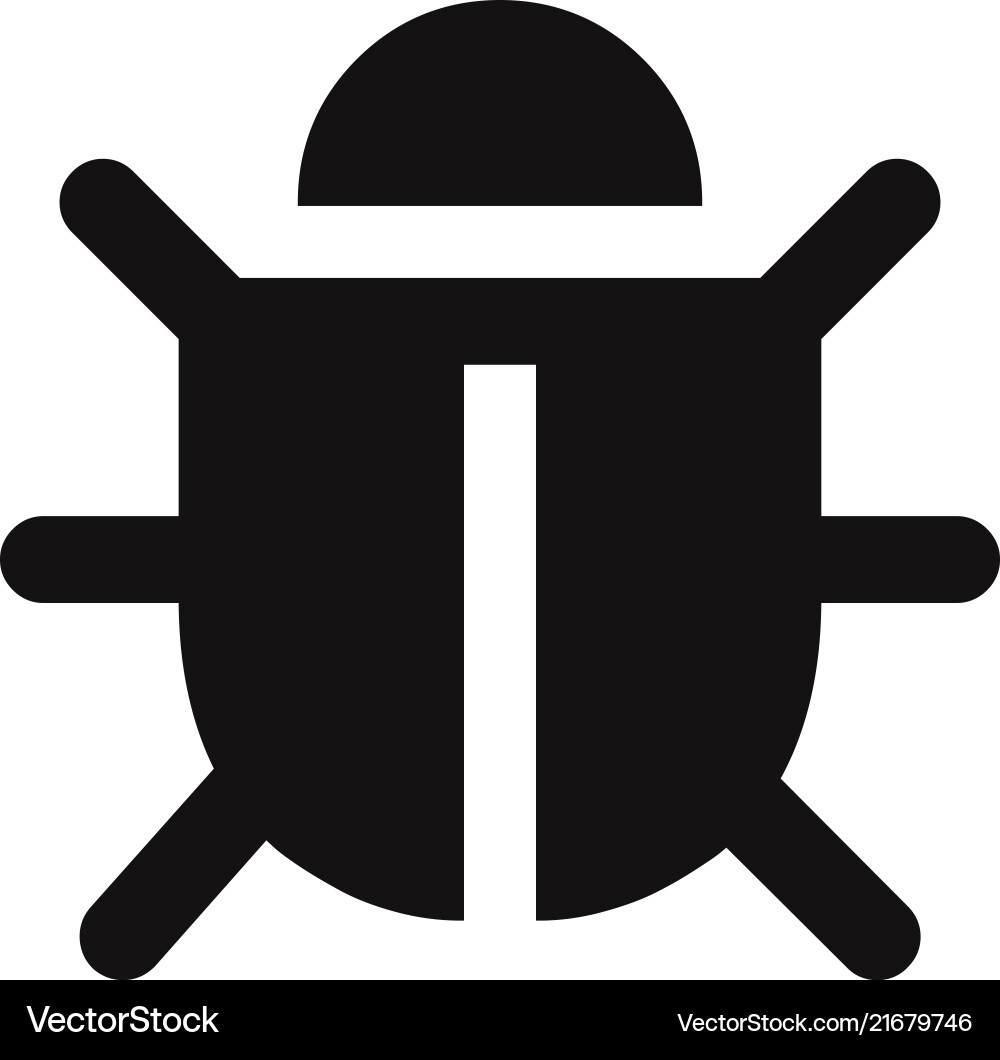 Bug icon Royalty Free Vector Image - VectorStock