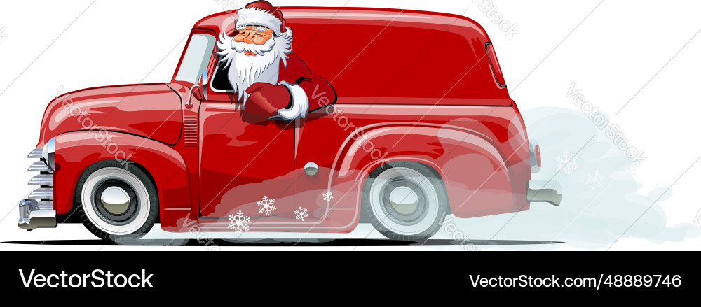 Christmas Van Vector Images (over 1,000)