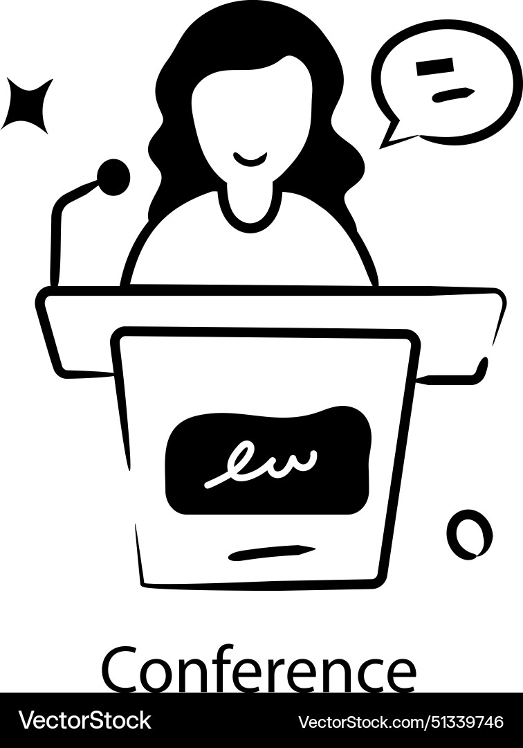 Conference Royalty Free Vector Image - VectorStock