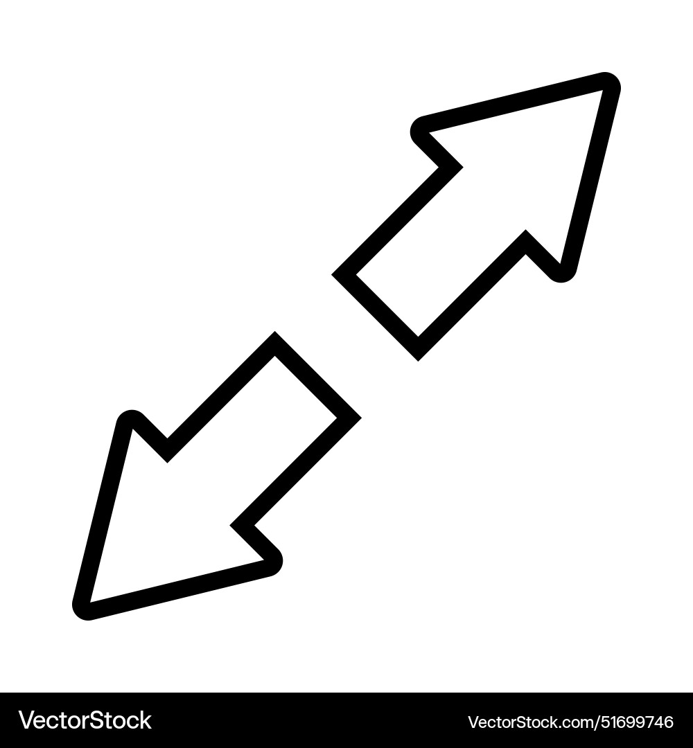 Maximize icon Royalty Free Vector Image - VectorStock