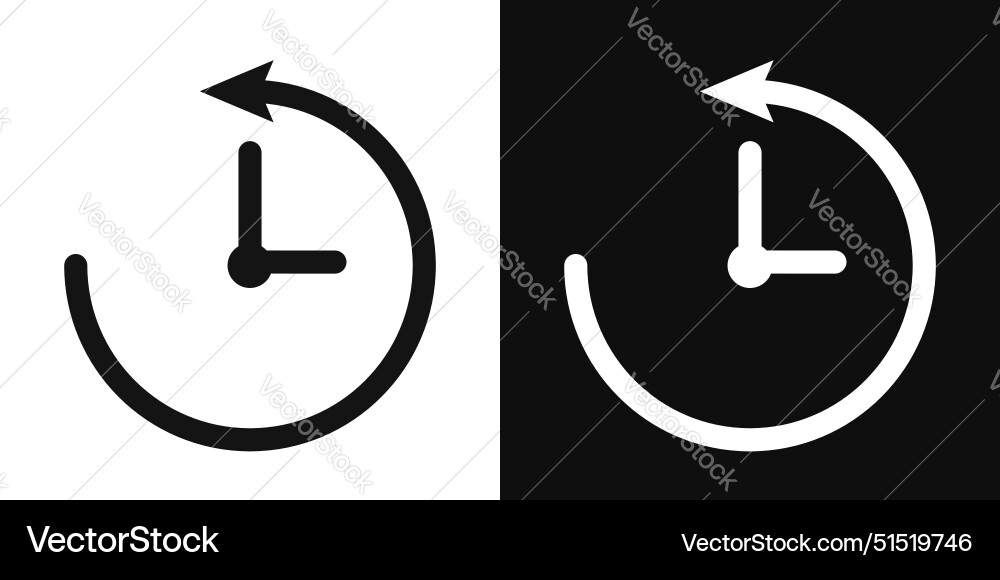 Past time icon Royalty Free Vector Image - VectorStock