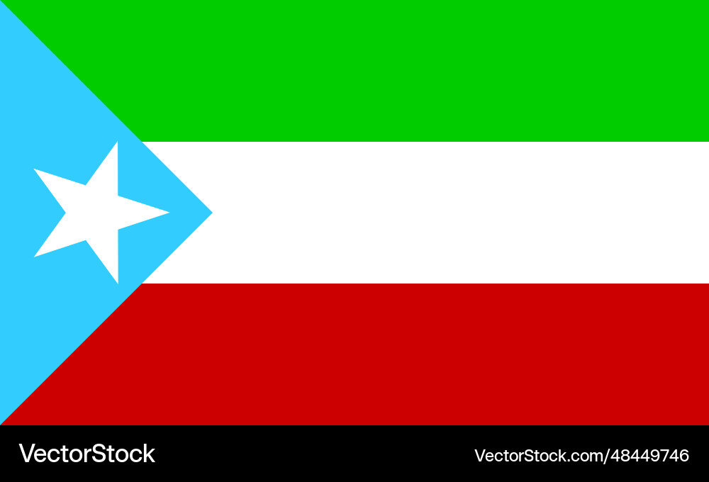 Somali region flag Royalty Free Vector Image - VectorStock