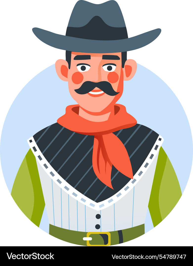 Cowboy Royalty Free Vector Image - VectorStock