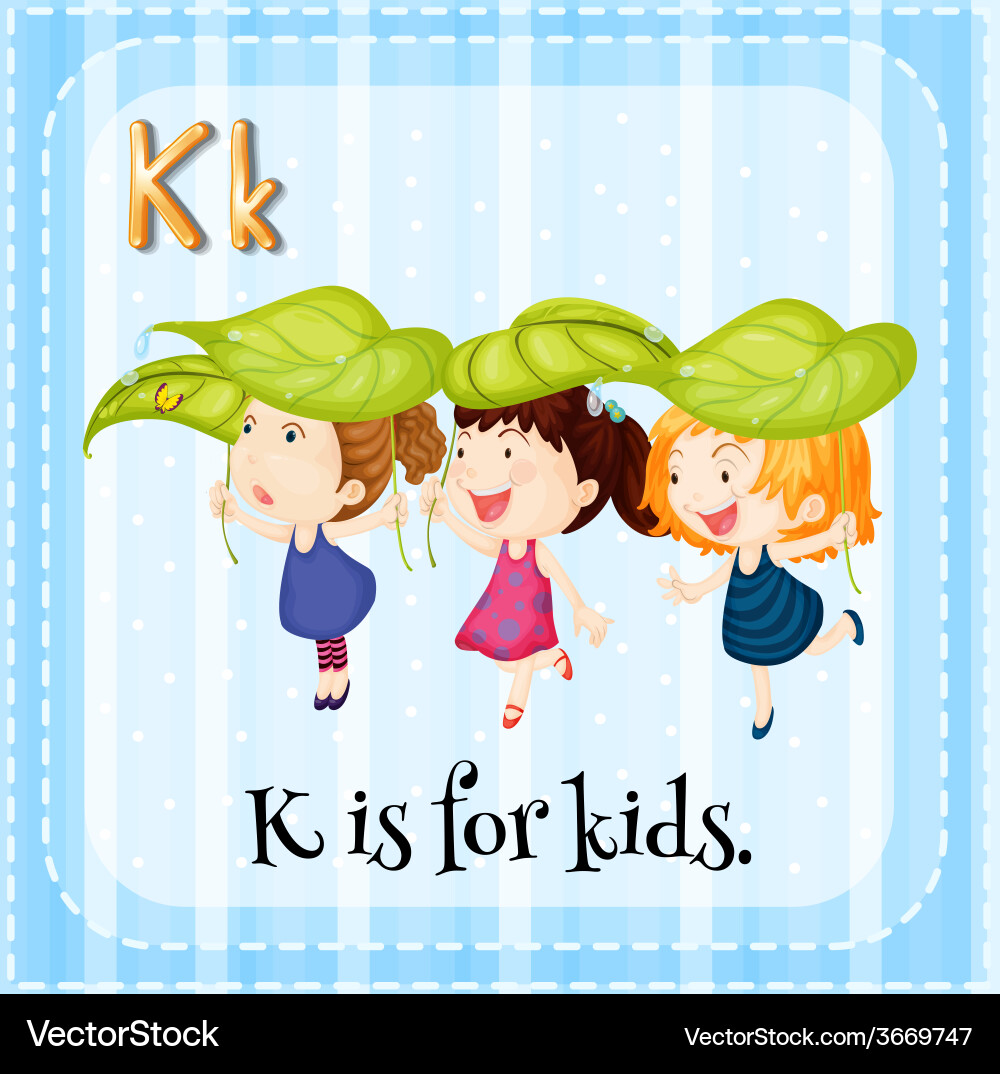 Letter k Royalty Free Vector Image - VectorStock