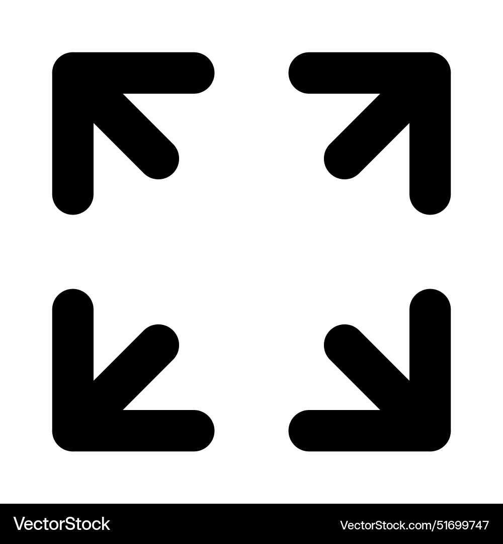 Maximize icon Royalty Free Vector Image - VectorStock