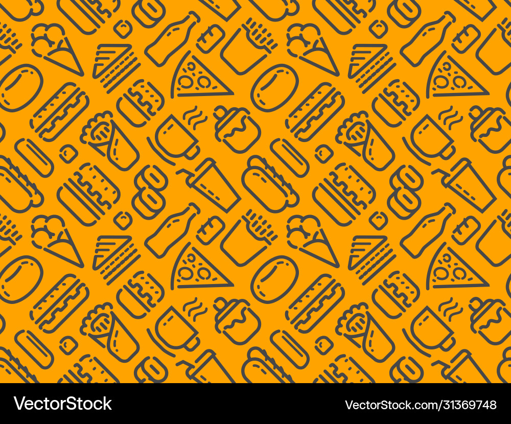 Seamless Food Catering Vector Images (over 540)