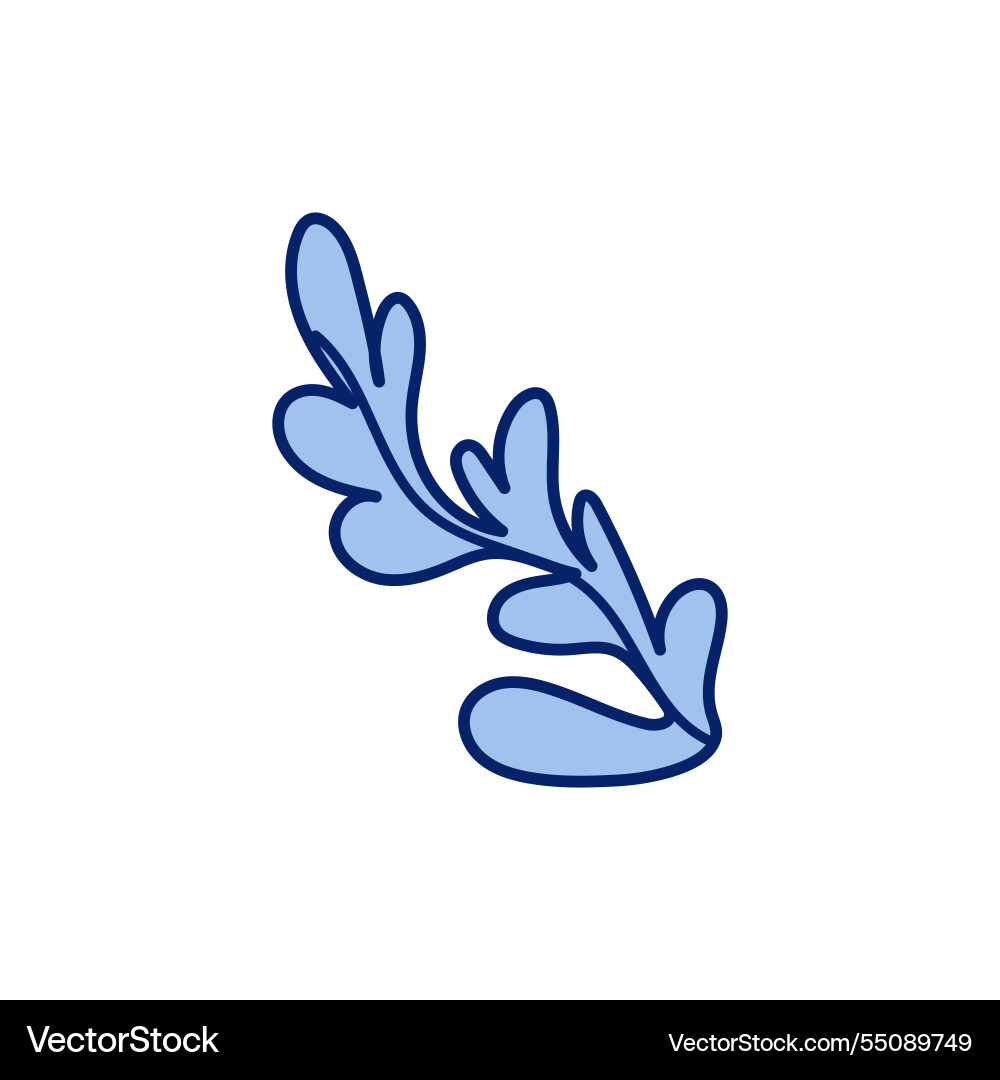 Water pour in flat design abstract blue flow Vector Image