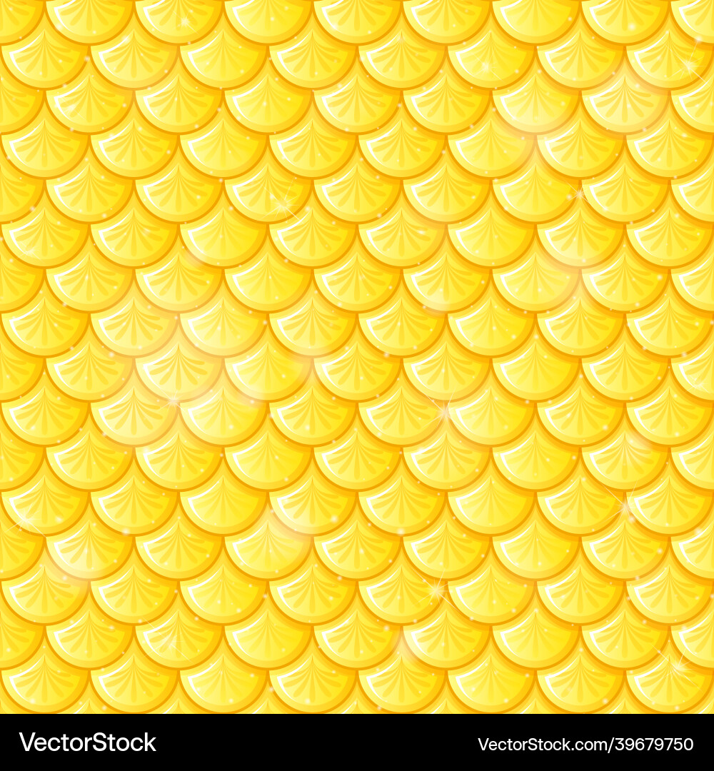 Fish scale seamless pattern background Royalty Free Vector