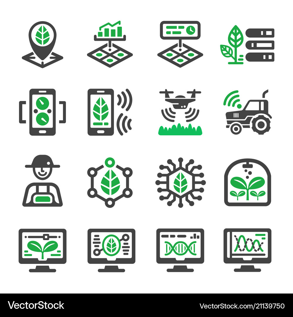 Precision Farming Icons Vector Images (over 680)