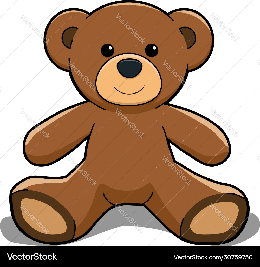 Teddy bear Royalty Free Vector Image - VectorStock