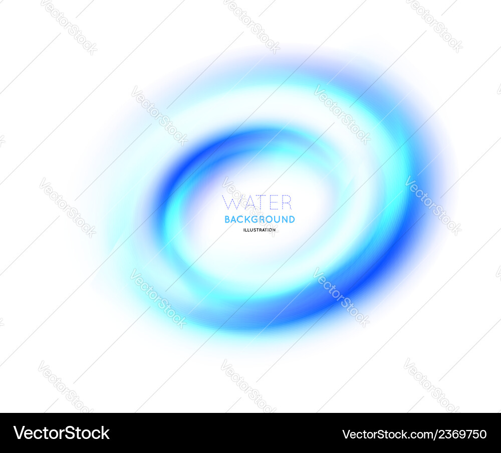 Water swirl background Royalty Free Vector Image