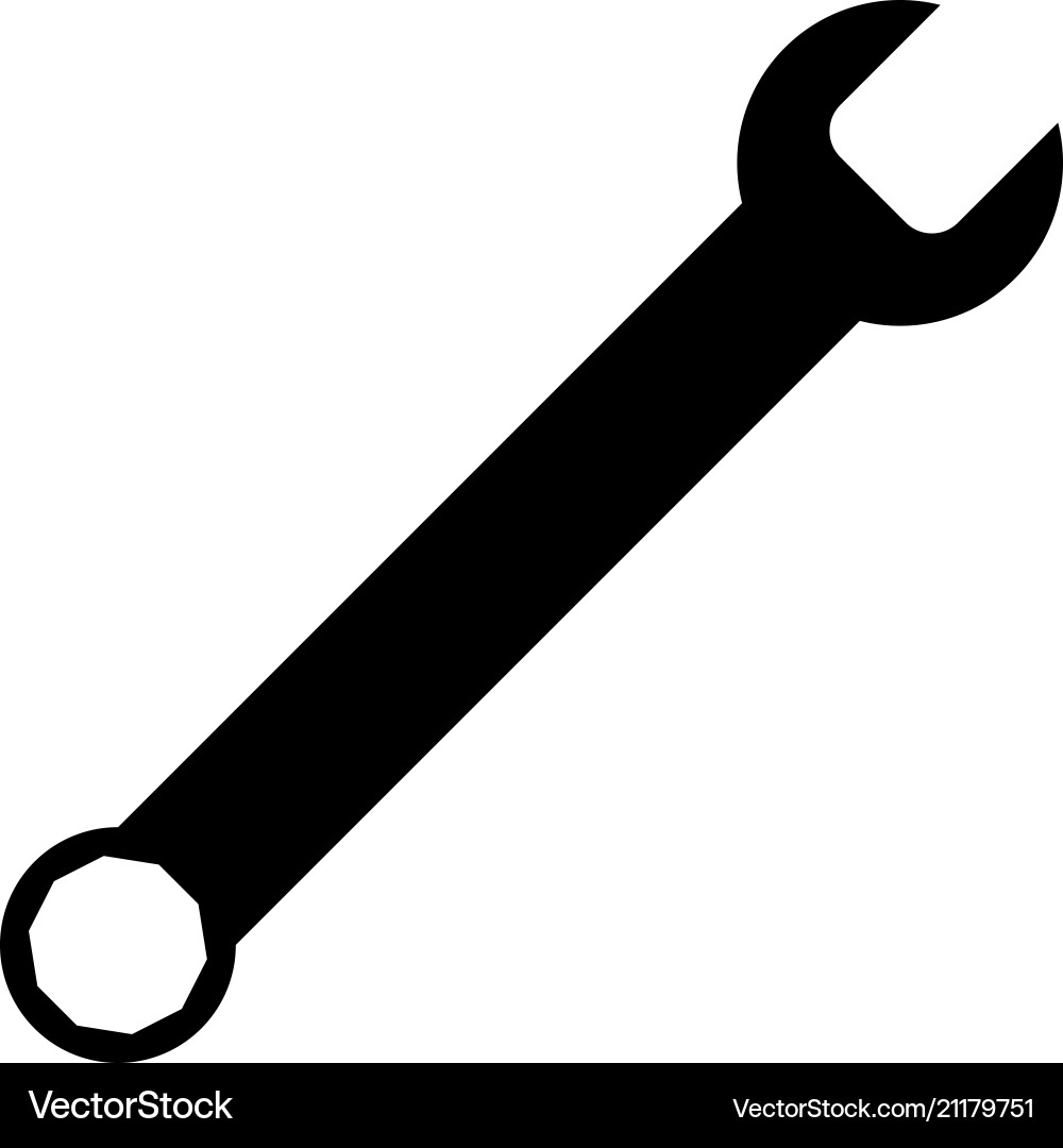 Spanner icon Royalty Free Vector Image - VectorStock