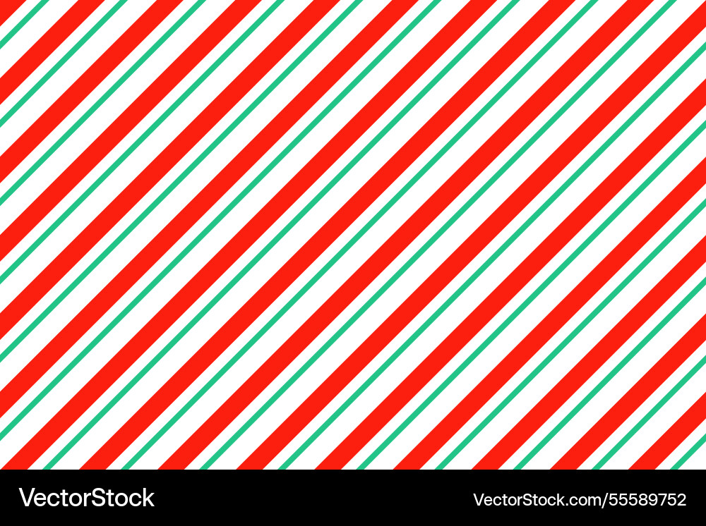 Candy cane stripes pattern seamless christmas Vector Image