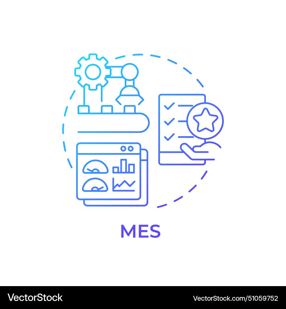 Mes blue gradient concept icon Royalty Free Vector Image Mes blue gradient concept icon Royalty Free Vector Image