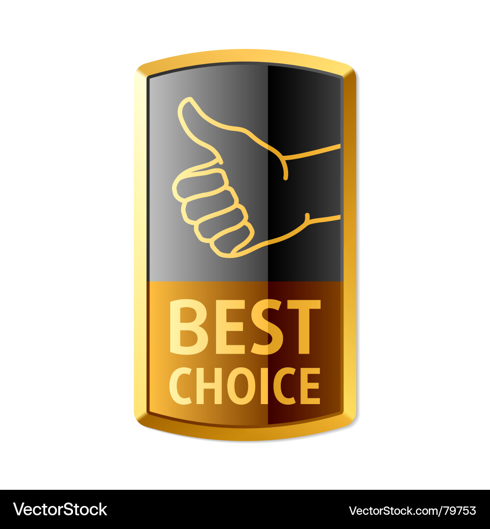 Best choice Royalty Free Vector Image - VectorStock