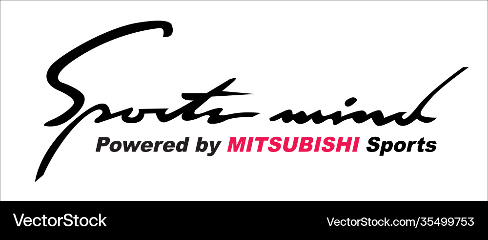 Sports mind sticker Royalty Free Vector Image - VectorStock