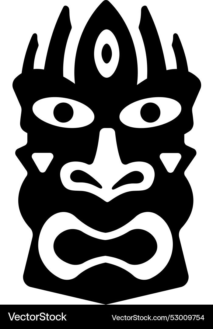 Carved idol Royalty Free Vector Image - VectorStock